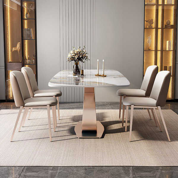 Pakloer Light luxury modern simple dining table set | Wayfair