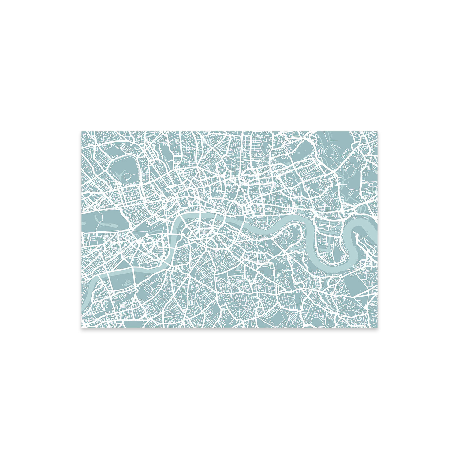 17 Stories London Map Print On Acrylic Glass - Wayfair Canada