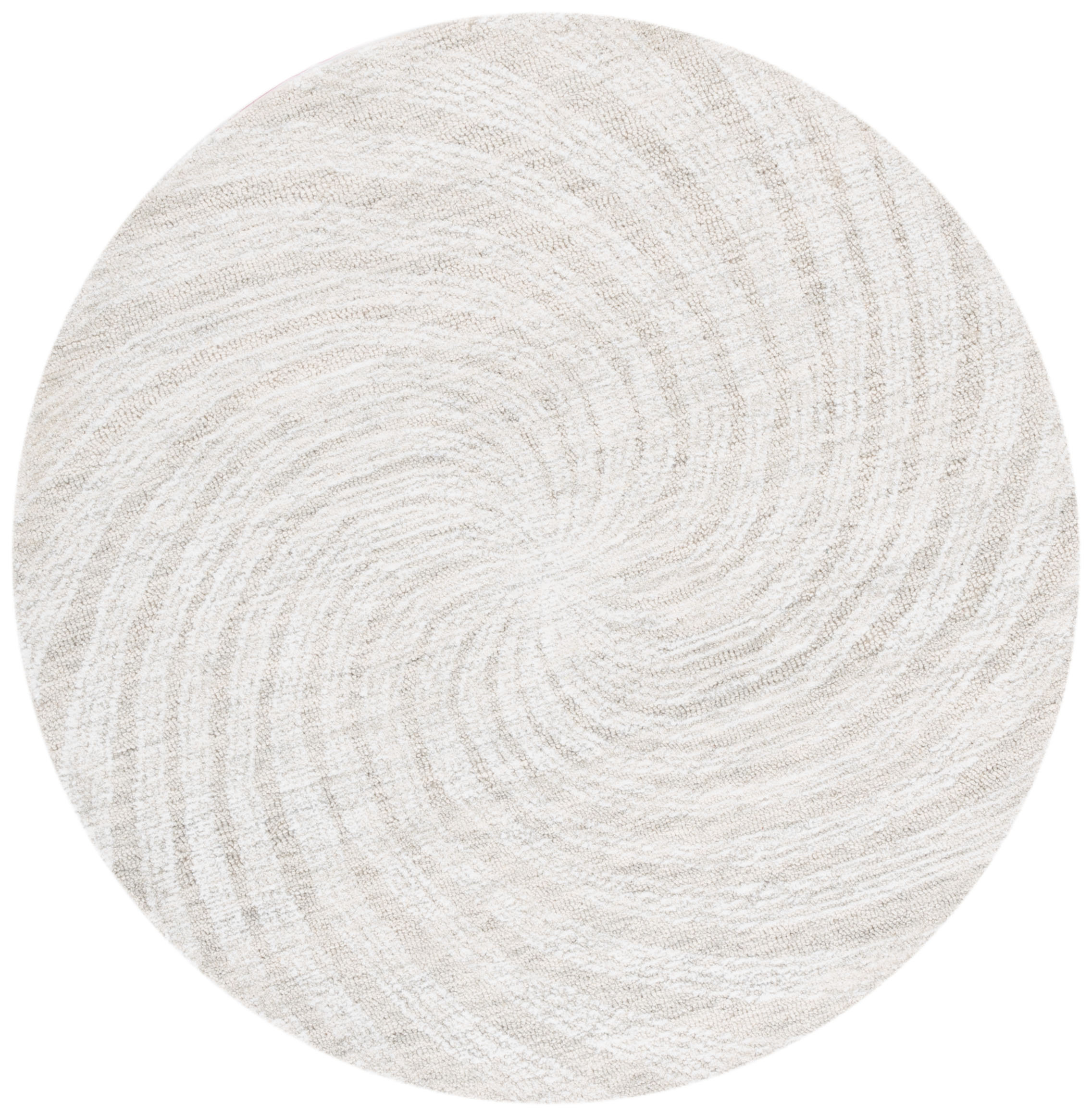 Ivy Bronx Novelty 201 80% Wool; 20% Cotton Spiral Rug | Wayfair