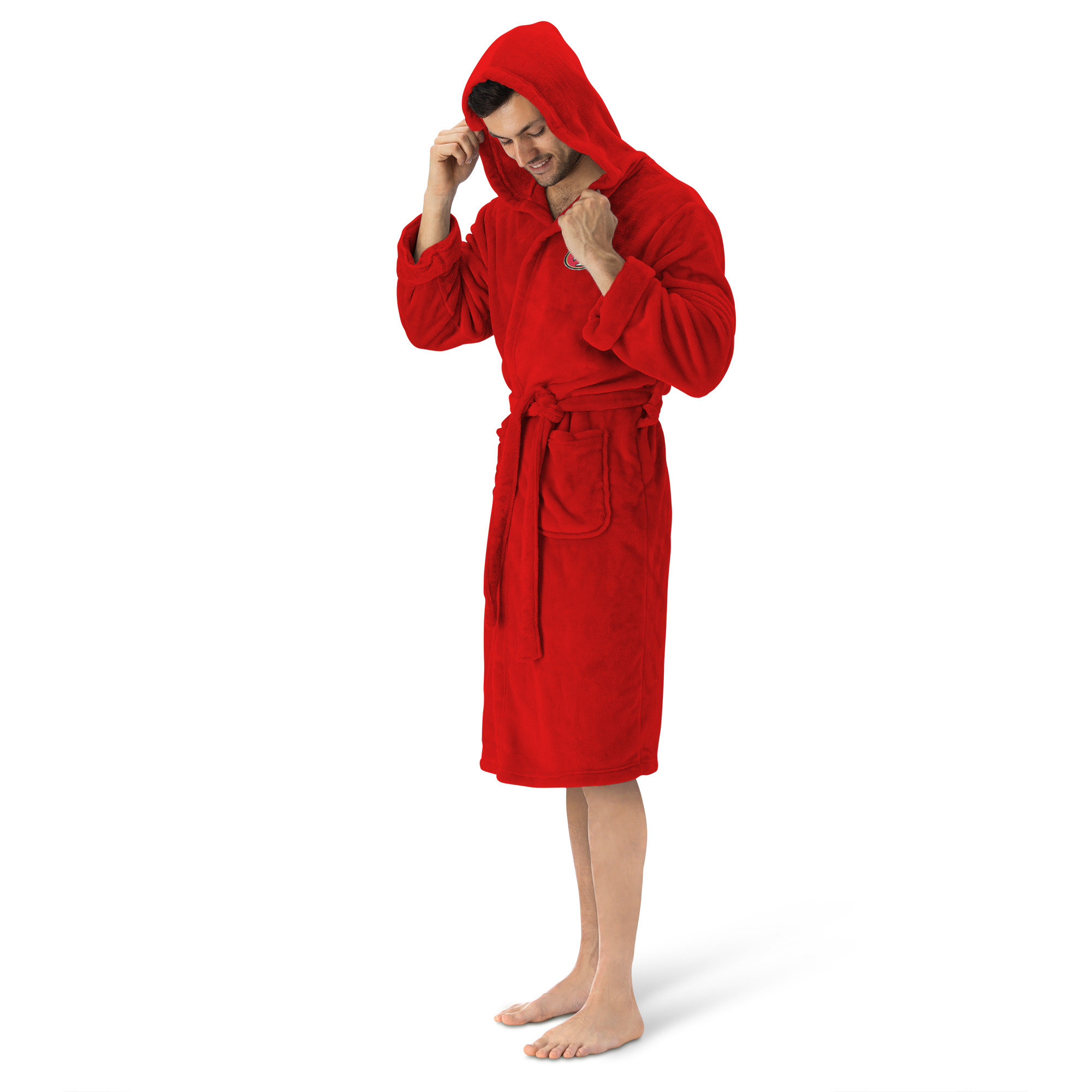 Latitude Run® San Francisco 49ers NFL Hooded Silk Touch Bath Robe 26x47 ...