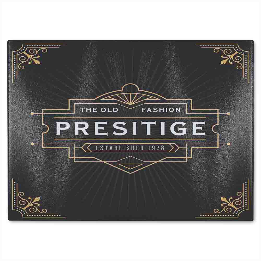 Andrew Lee Art Deco Old Fashioned Prestige Glass Chopping Board ...