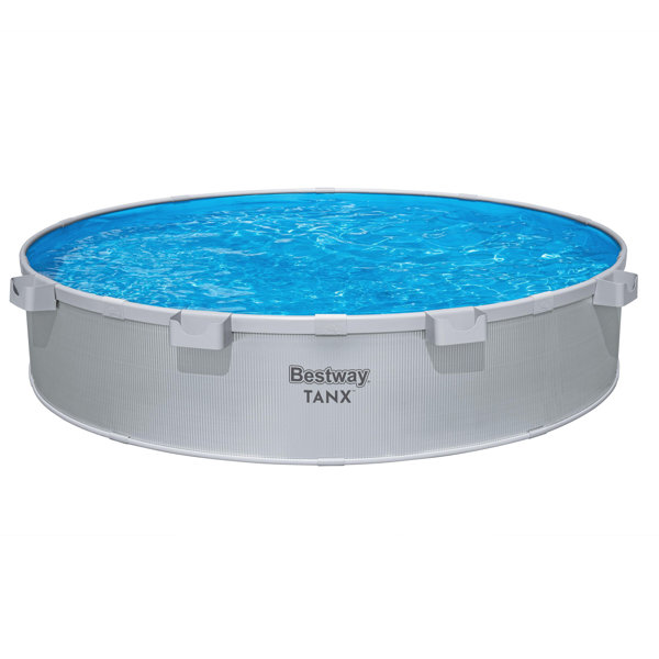 Bestway TANX 3.05 m x 61 cm Round Above Ground Stock Tank Pool ...