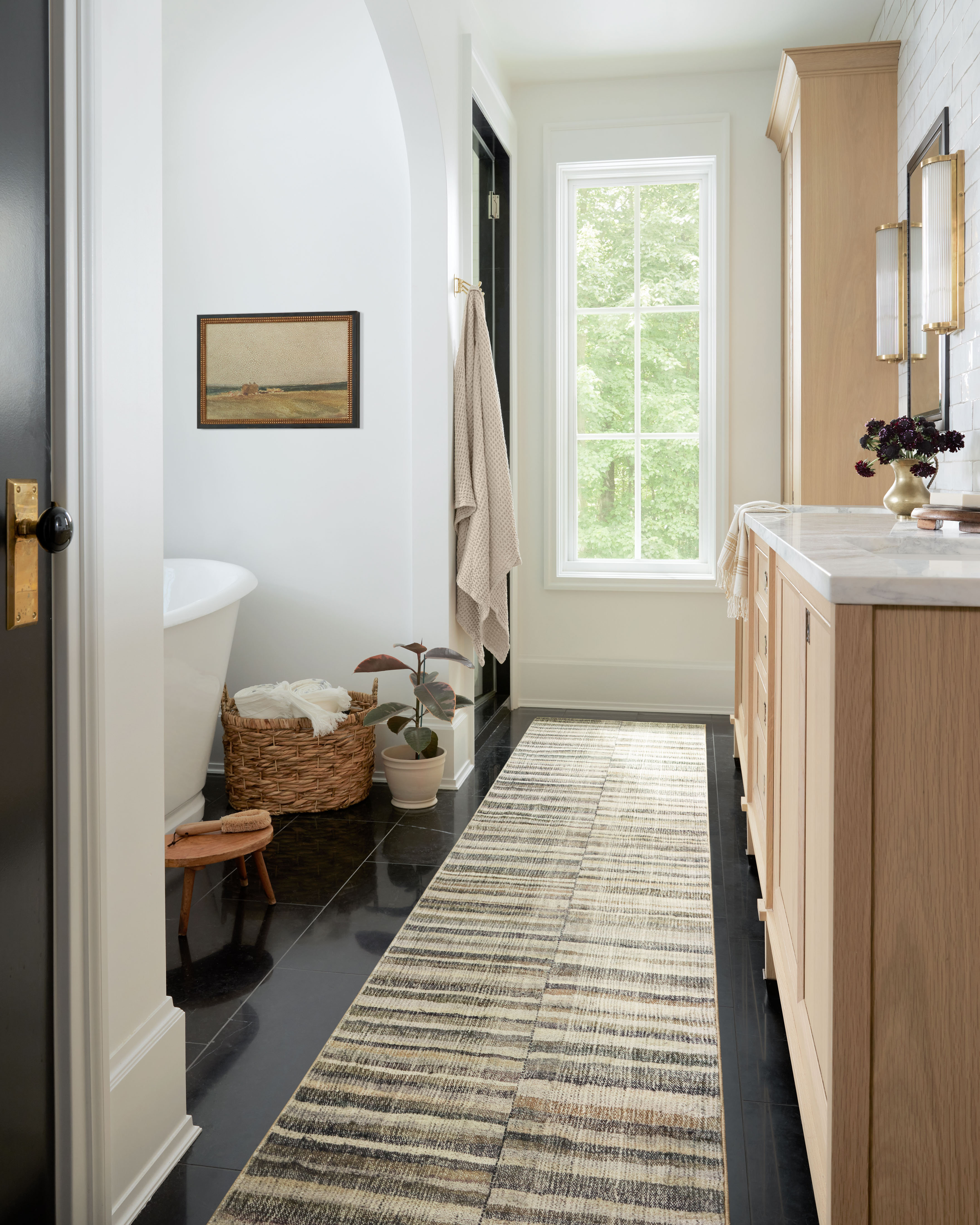 Chris Loves Julia x Loloi Humphrey Collection HUM-01 Natural / Moss ...