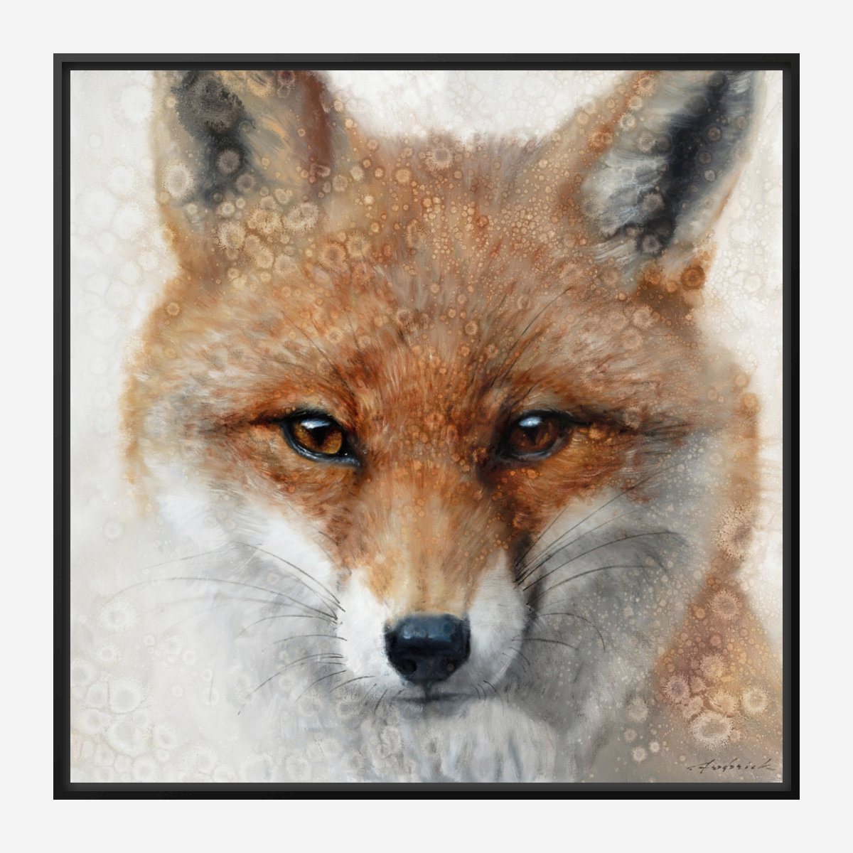David Frederick Riley Prints Bright Eyes Framed On Canvas by David ...