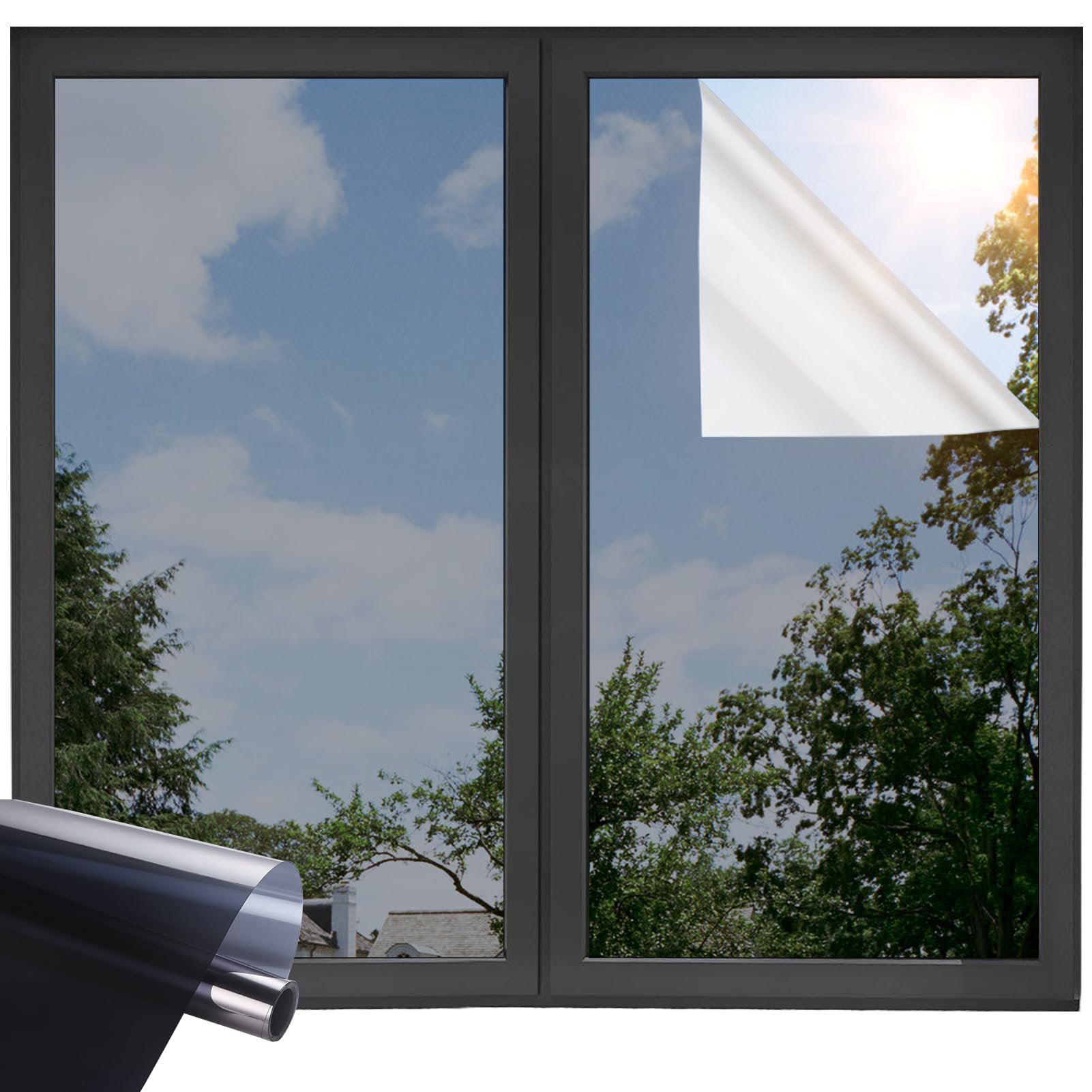 Latitude Run® One Way Window Privacy Film, Sun Blocking Anti Uv ...