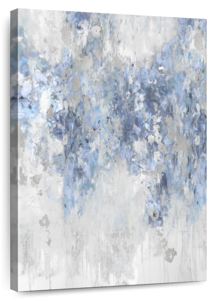 Wade Logan® Avery Cascade Blue With Silver | Wayfair