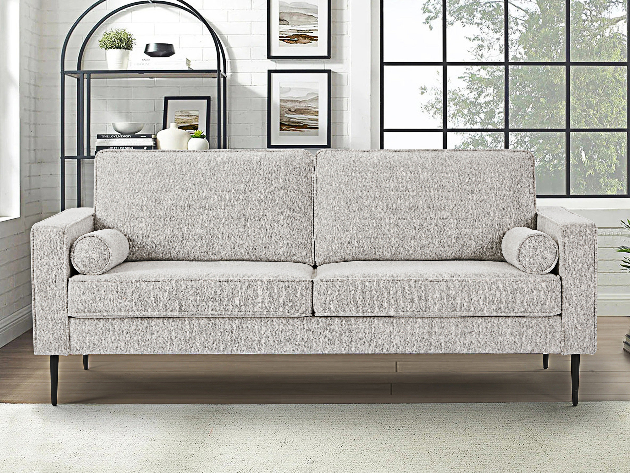 George Oliver Living Room Upholstered Sofa With High-Tech Fabric ...