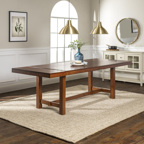 Loon Peak® Freya 68"-96" Extendable Drop Leaf Dining Table & Reviews ...