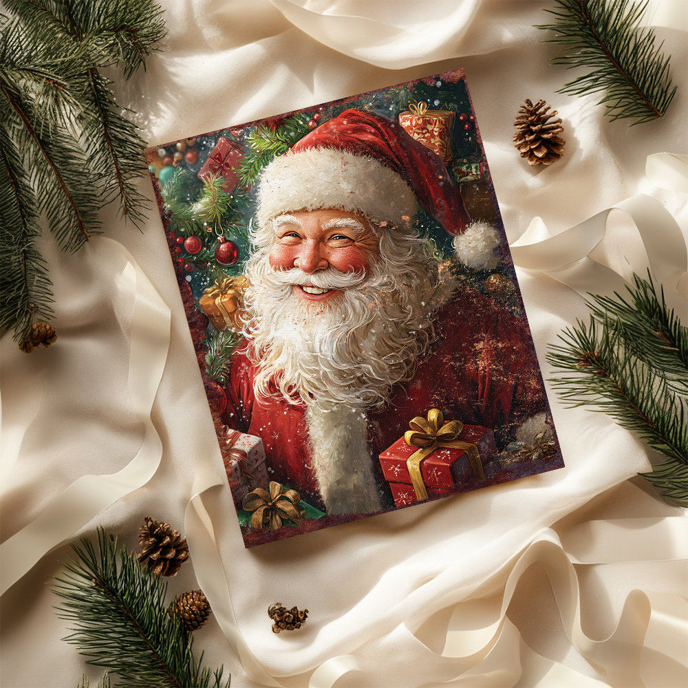 The Holiday Aisle® 15in Christmas Table Decor | Santa Tabletop ...