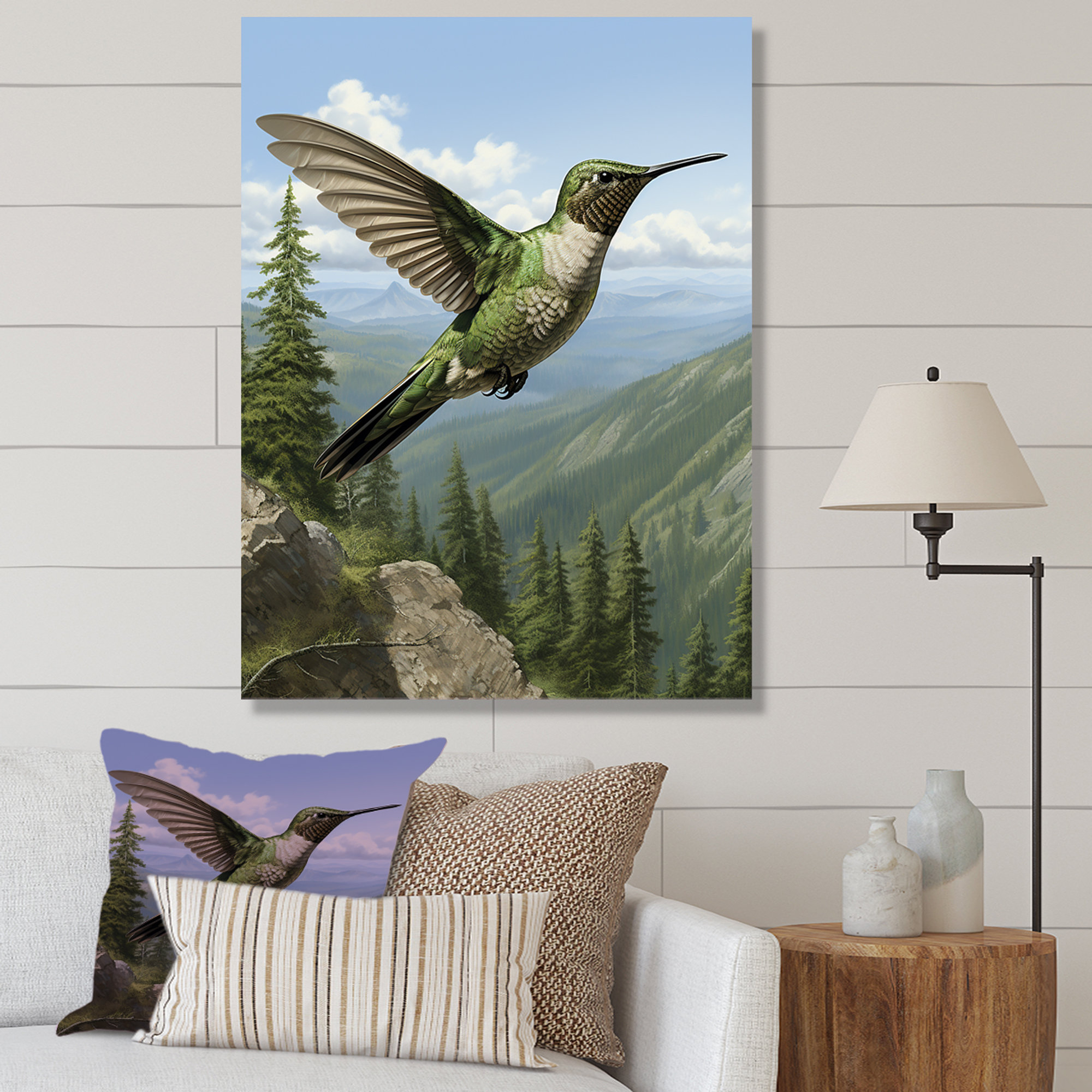 Red Barrel Studio Green Radiant Hummingbird Beauty II - Hummingbird ...
