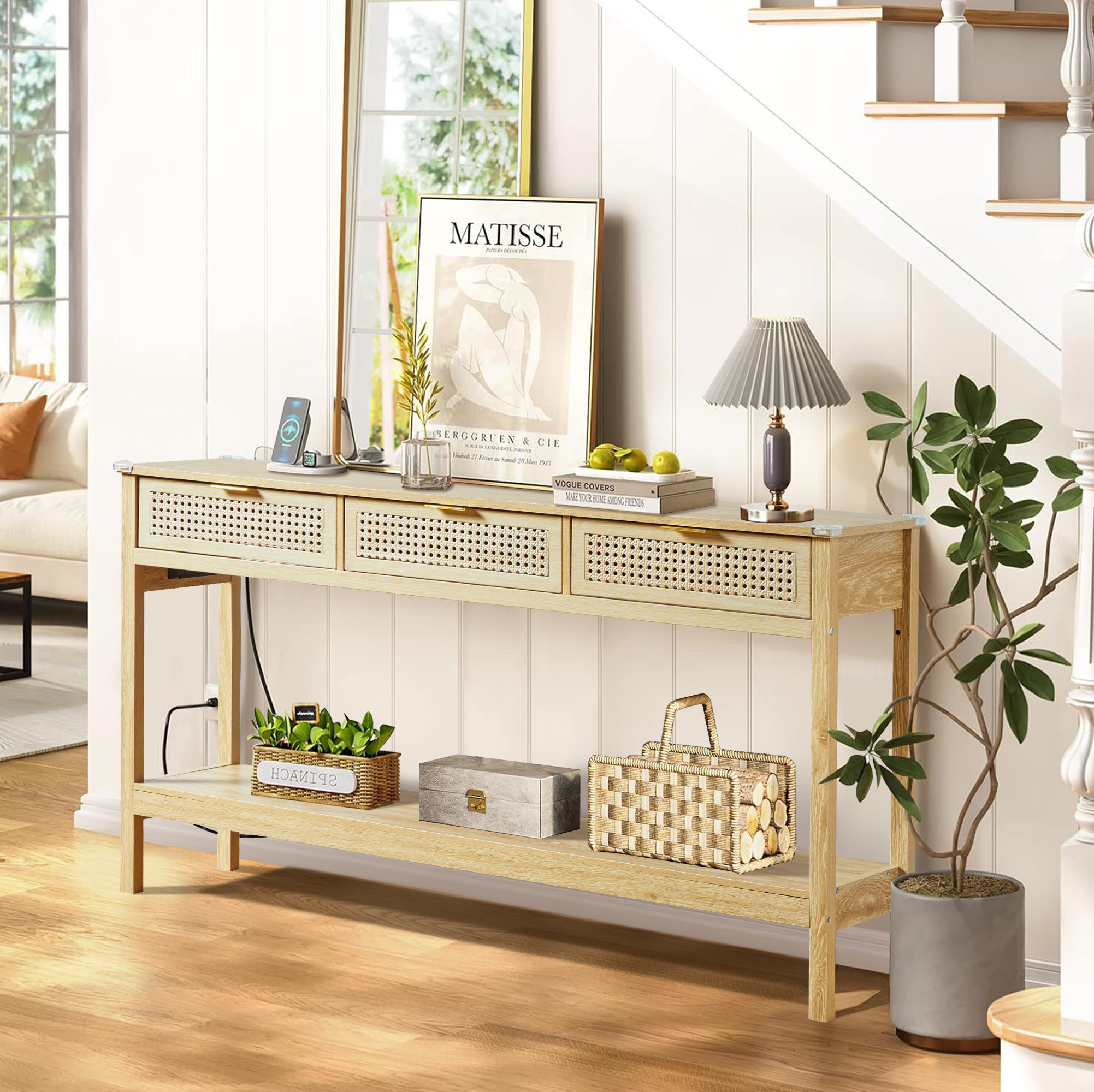 Bay Isle Home™ Annitra 55.12'' Console Table & Reviews | Wayfair