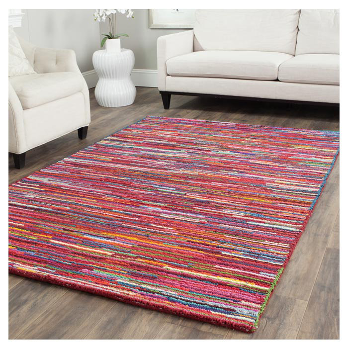 Safavieh Nantucket Hand Tufted Cotton Striped Rug | Wayfair