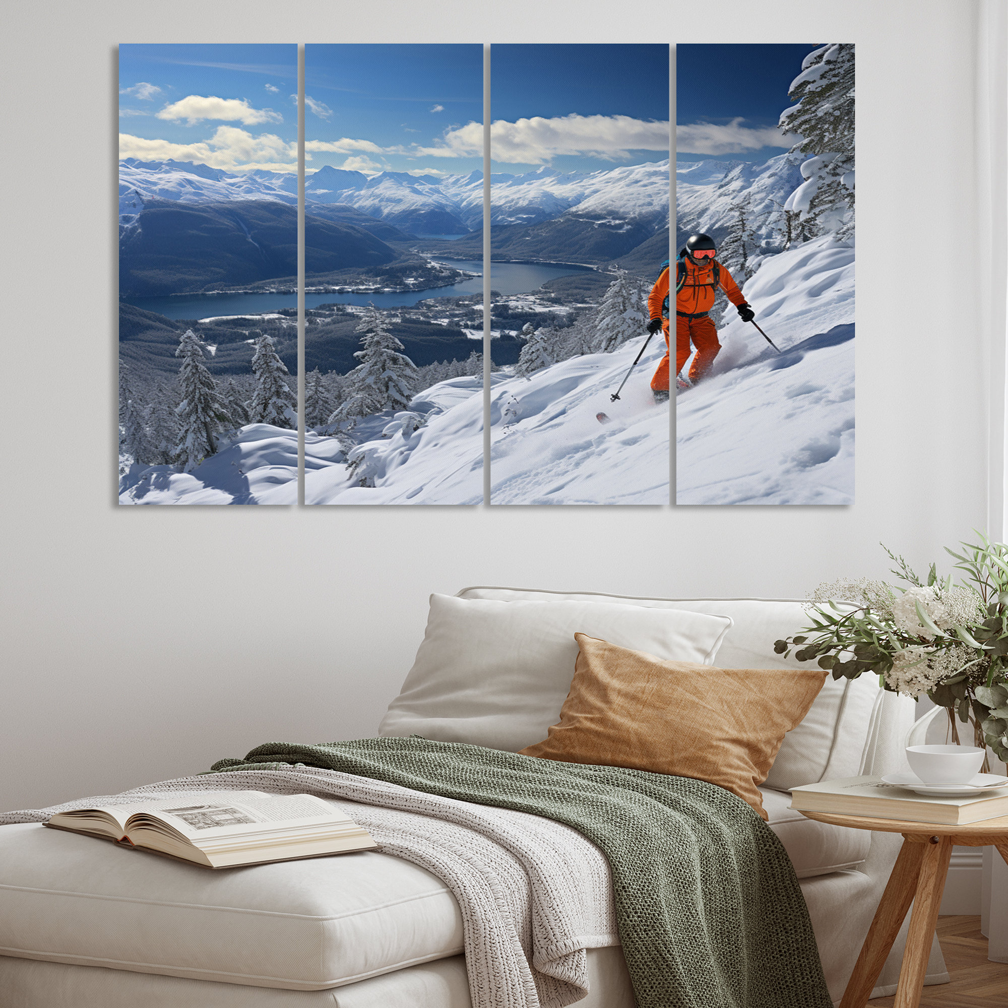 Design Art Canada Whistler Adventure III - Sports Metal Wall Decor Set ...