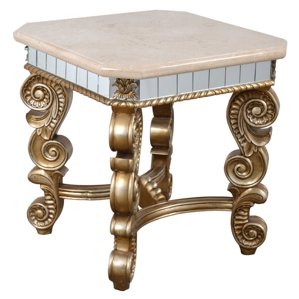 Rosdorf Park Eiten Platine Bella Accent Table | Wayfair