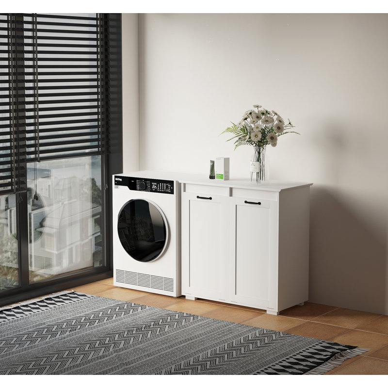 Red Barrel Studio® Laundry Cabinet ,with 2 Removable Liner Bags | Wayfair