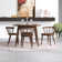 George Oliver Hajdar 5 - Piece Solid Wood Dining Set & Reviews | Wayfair