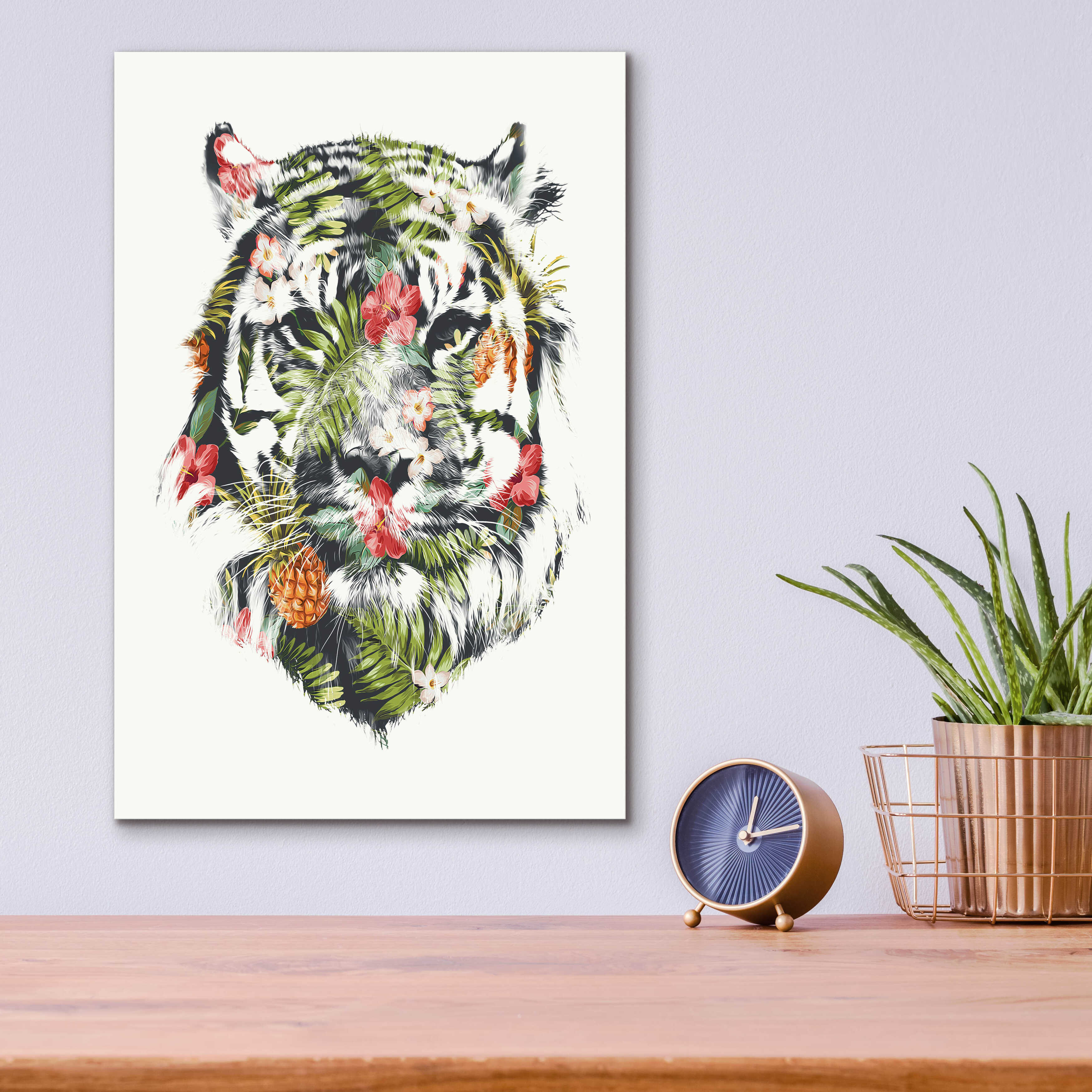 Bungalow Rose Tropical Tiger by Robert Farkas - Unframed Print ...
