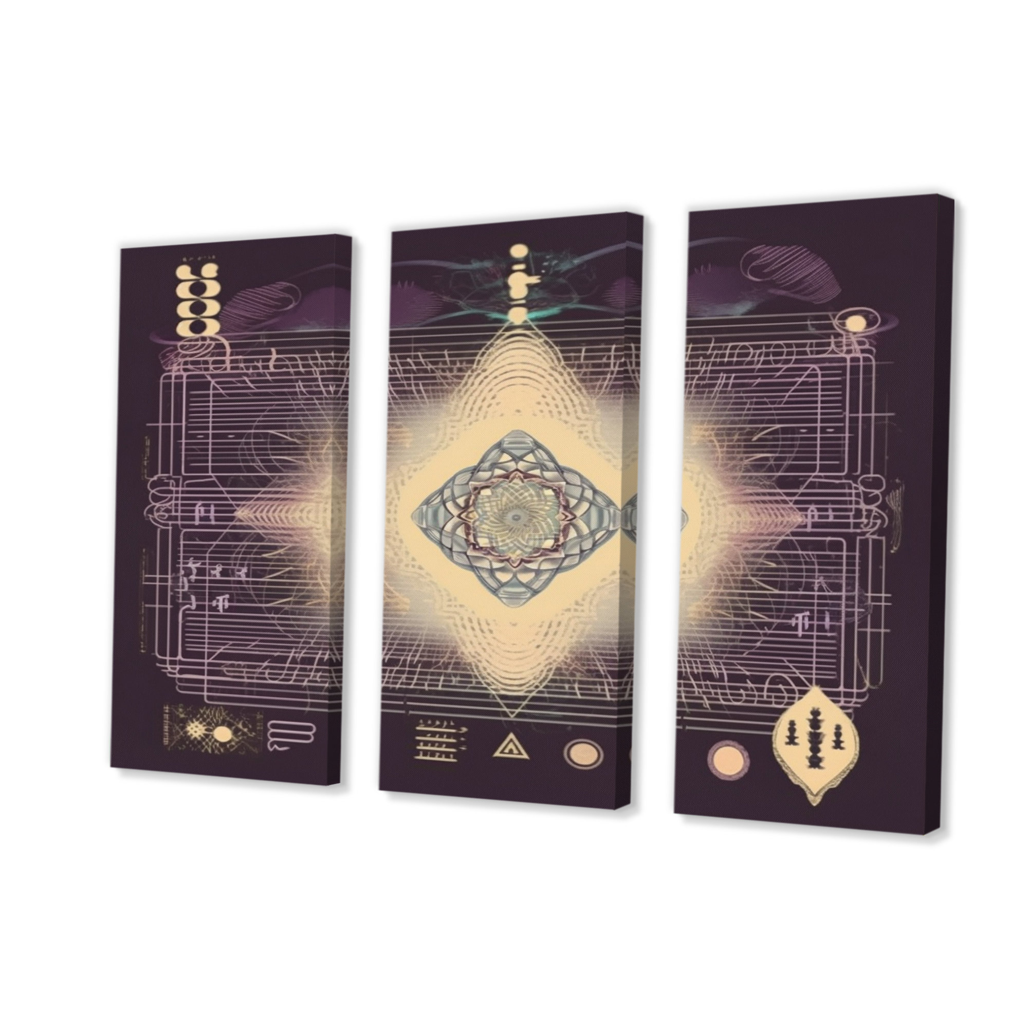 Design Art Spirit Invocation Vintage Mandala - Christianism Wall Art ...