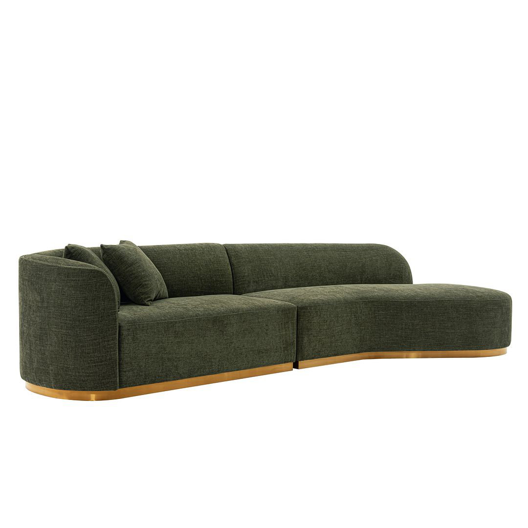 Everly Quinn Cenhelm 131.89'' Square Arm Sofa | Wayfair