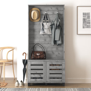 Gray Hall Trees You'll Love | Wayfair