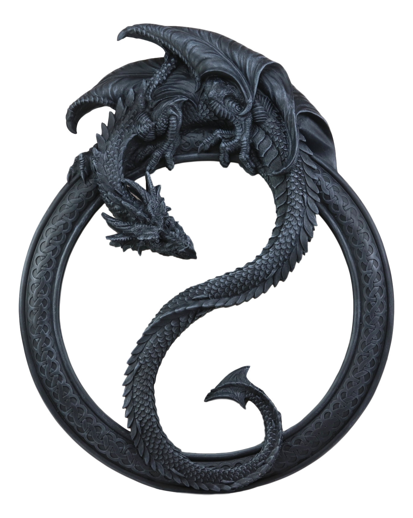 World Menagerie Feng Shui Yin Yang Harmony Celestial Dragon Wall Décor ...