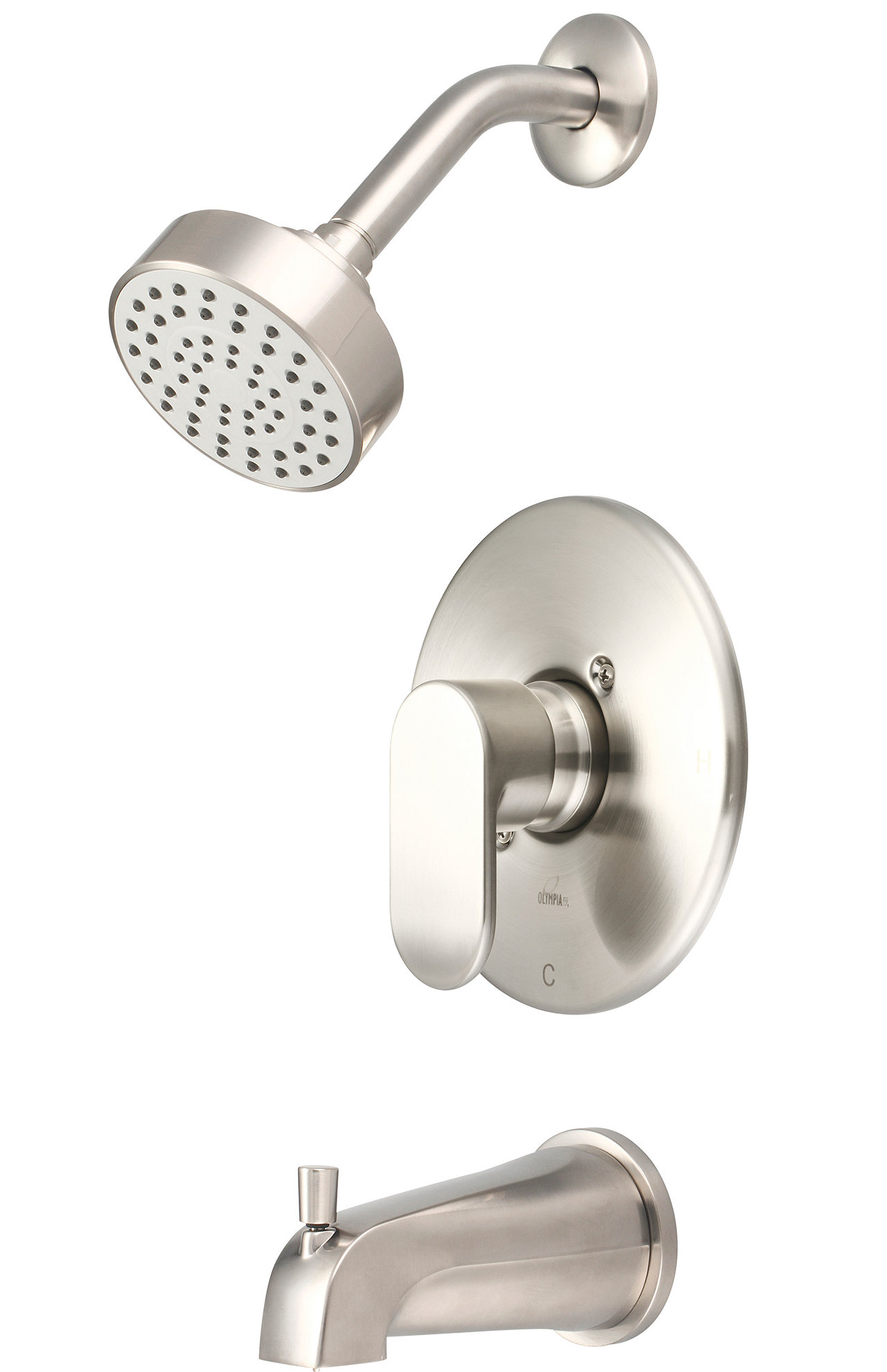 Olympia Faucets i1 Single Handle Volume Control Tub and Shower Faucet ...