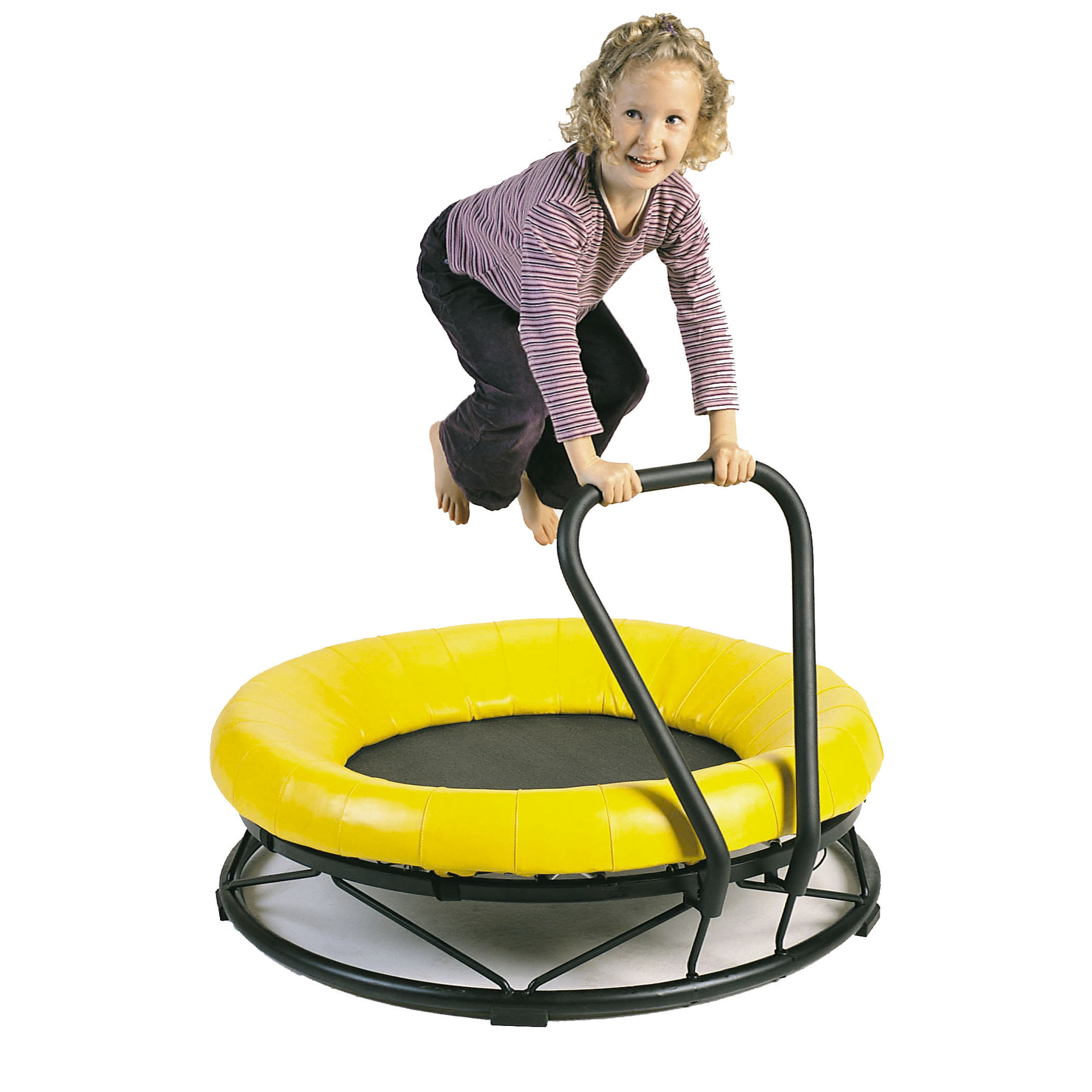 GONGE Mono 40.5' Round Toddler Trampoline with Handlebar | Wayfair