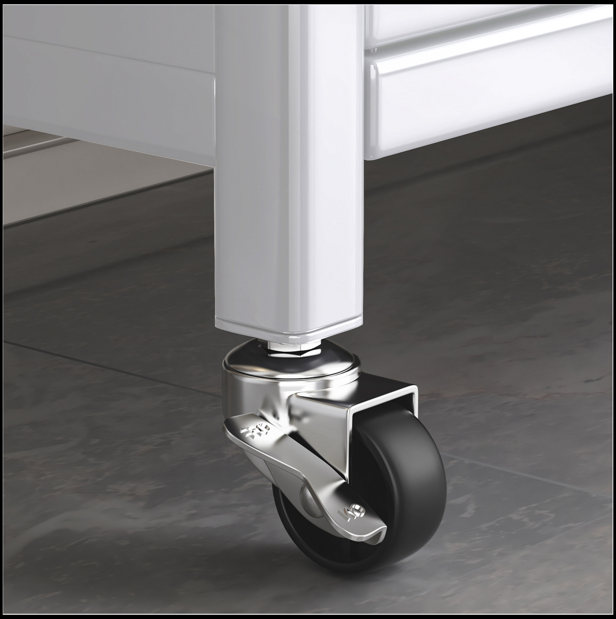 Ophelia & Co. Carbon Steel Kitchen Storage Cabinets, Microwave Stand ...