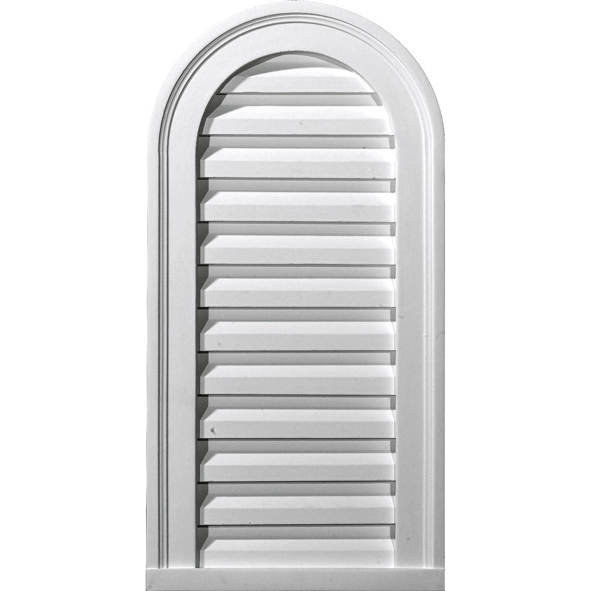 Ekena Millwork Cathedral Gable Vent Louver, Non-Functional | Wayfair