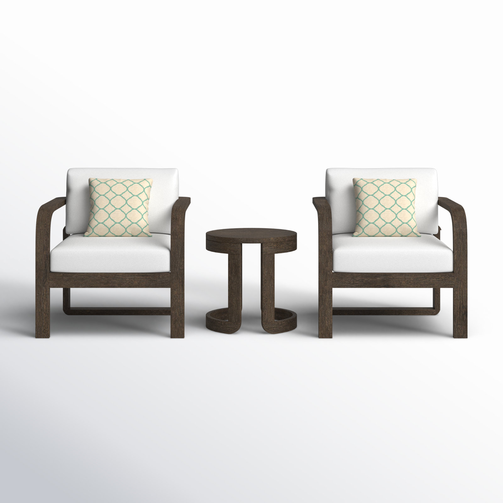 Birch Lane™ Devin 2 Person Seating Group with Sunbrella Cushions ...