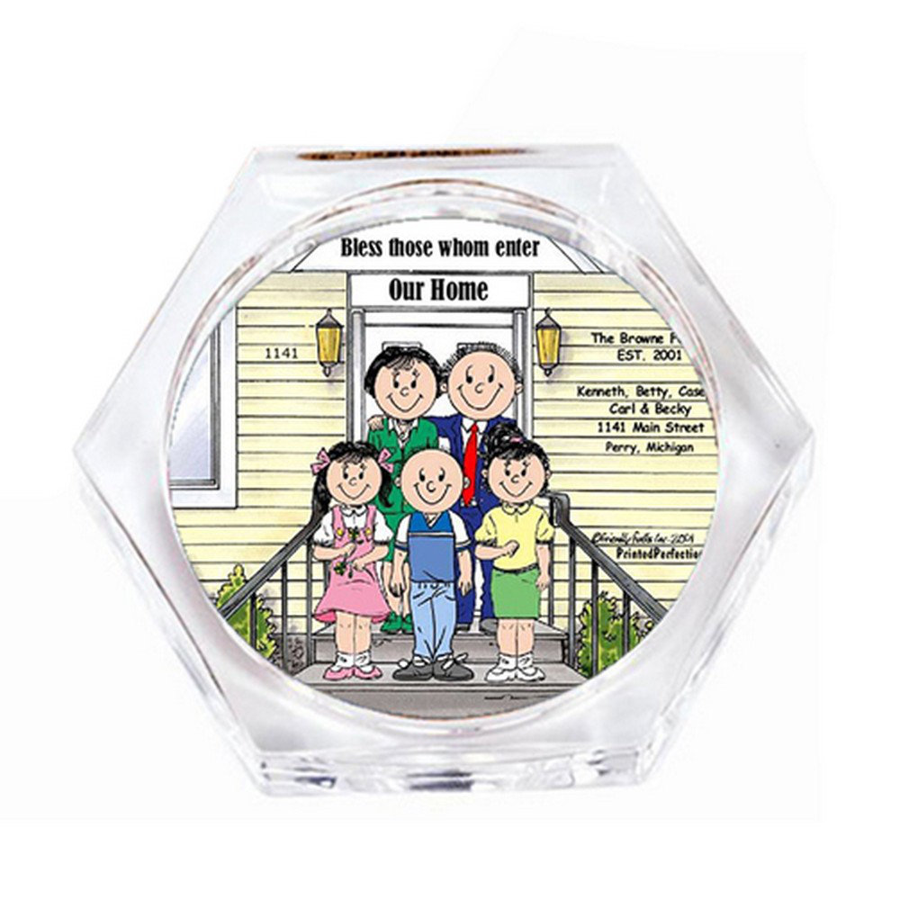 Printed Perfection Personalized Family Home, Couple - One Boy, Two ...