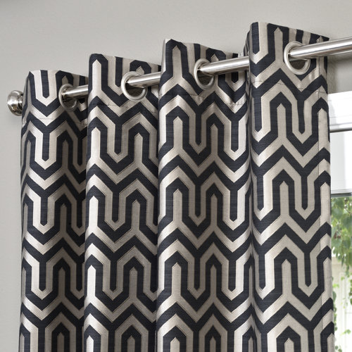 George Oliver Dighton Polyester Room Darkening Curtain Panel & Reviews ...