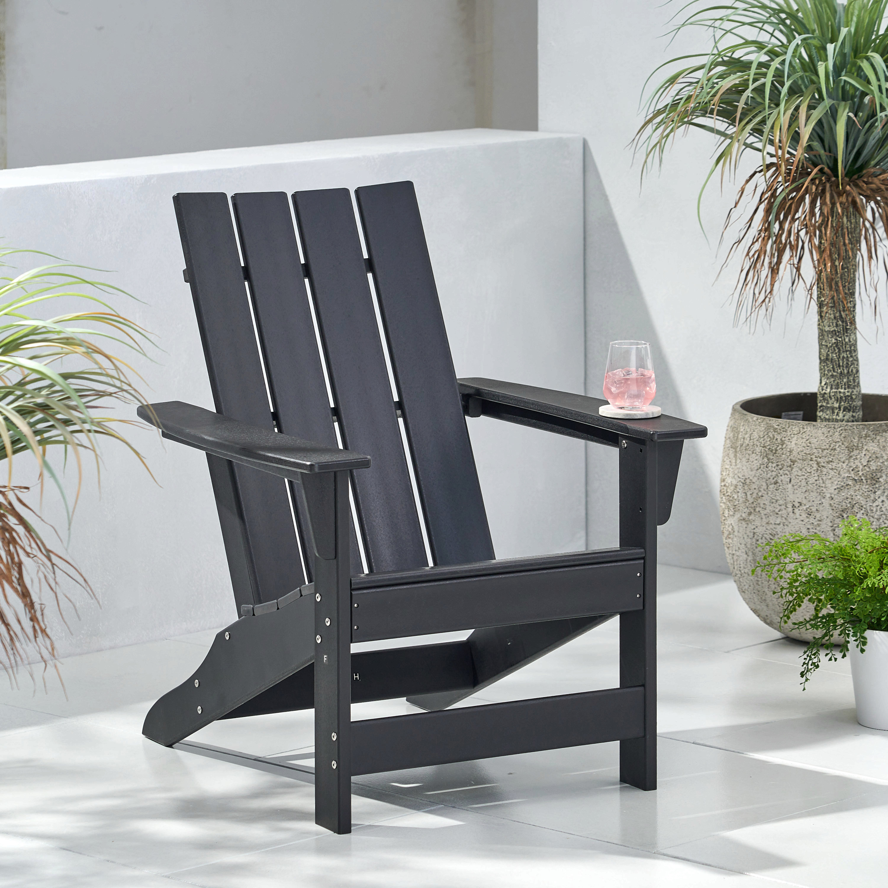 Rosecliff Heights ENCINO OUTDOOR FLODING ADIRONDACK CHAIR FOR GARDEN ...