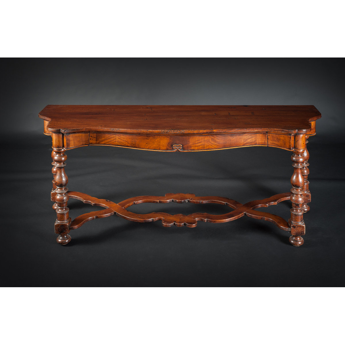 David Michael Venetian 77" Solid Wood Console Table | Wayfair