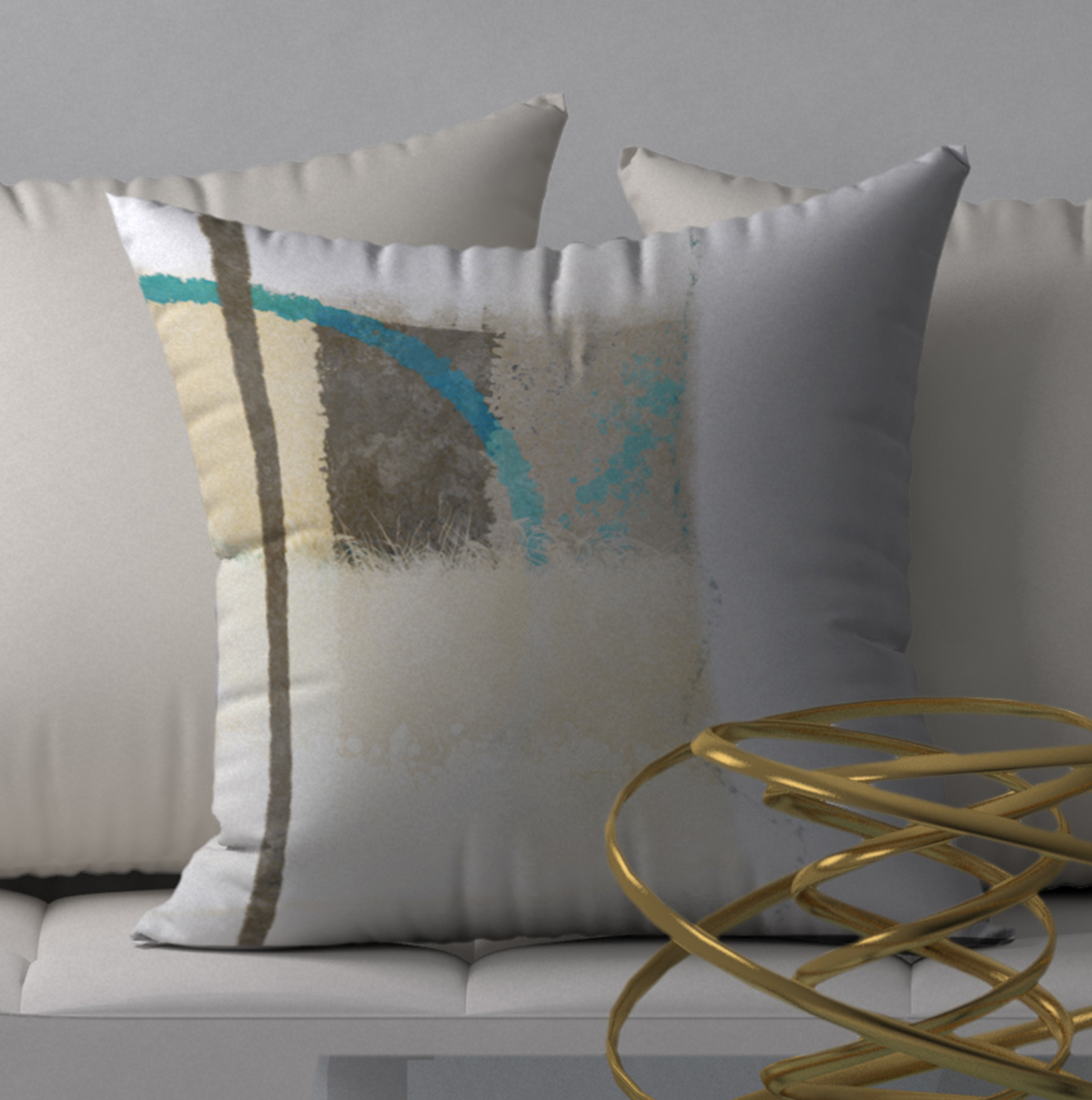 LeRoi Products Abstract Reversible Throw Pillow - Wayfair Canada