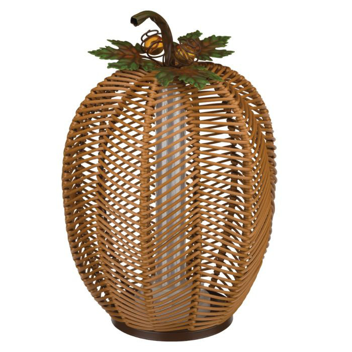 Regal Art & Gift LED Wicker Pumpkin Lantern - Tall | Wayfair