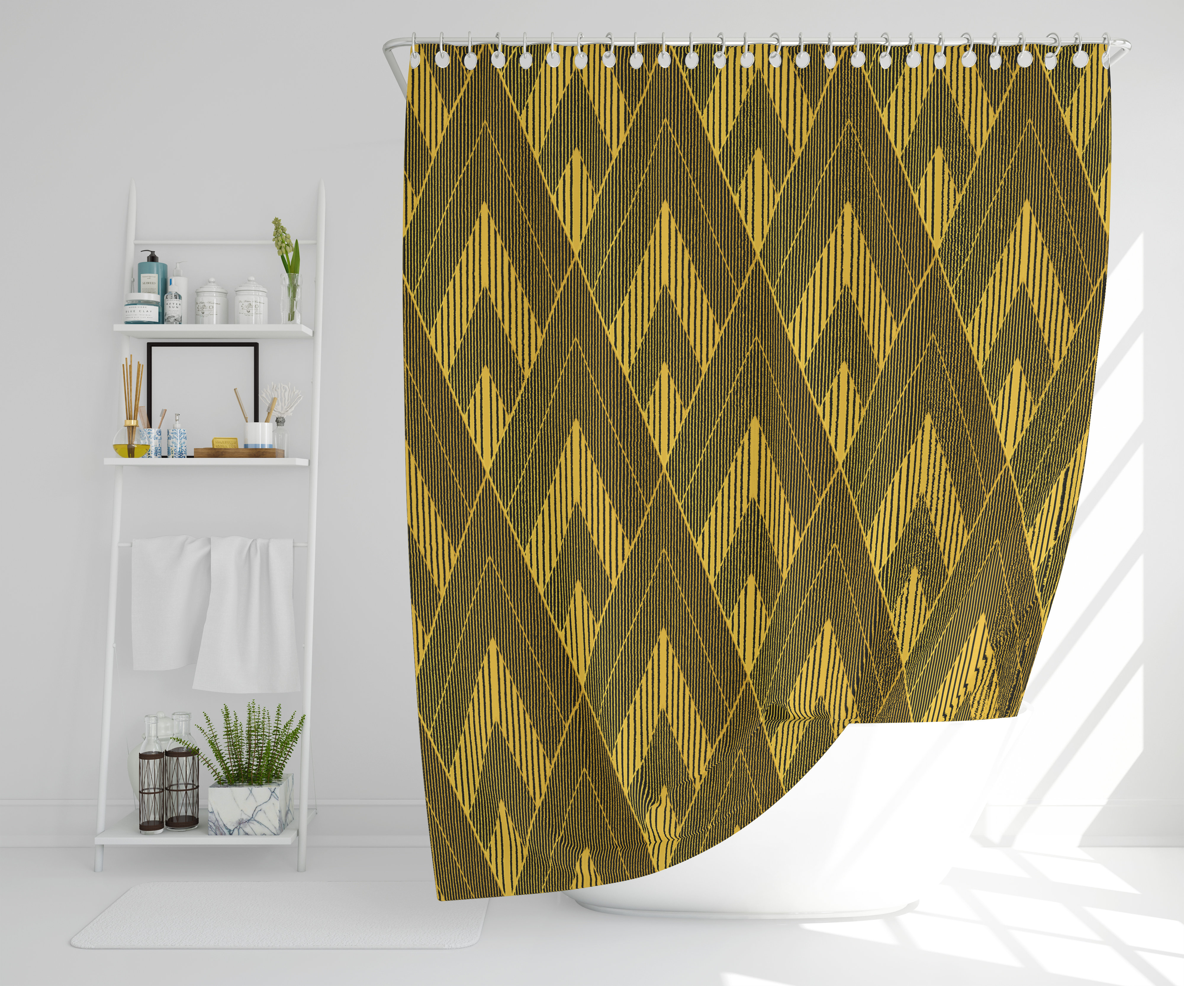 Canora Grey Janay Polyester Shower Curtain Set | Wayfair.co.uk