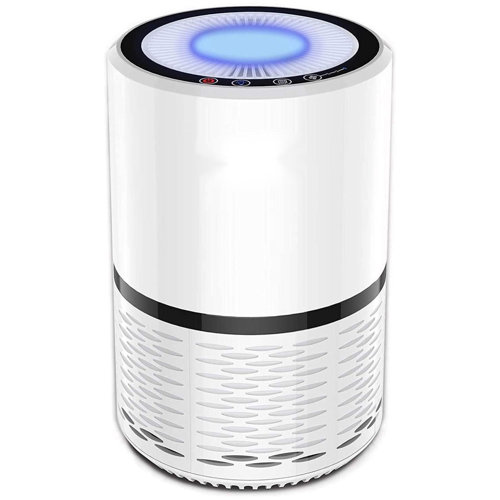 ColorLife Tabletop Air Purifier with True HEPA Filter for 130 Cubic ...