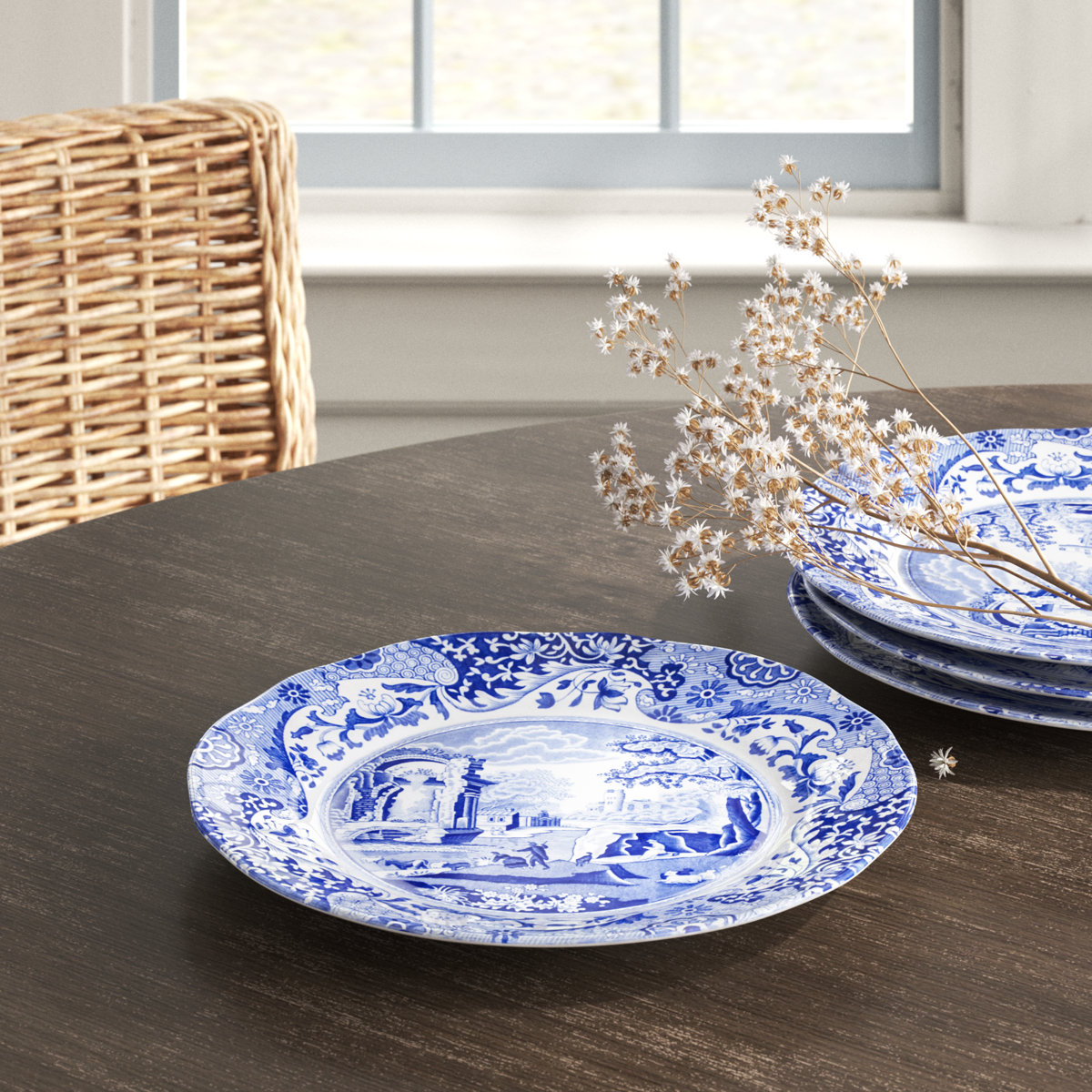 Spode Blue Italian Dinner Plate & Reviews | Birch Lane