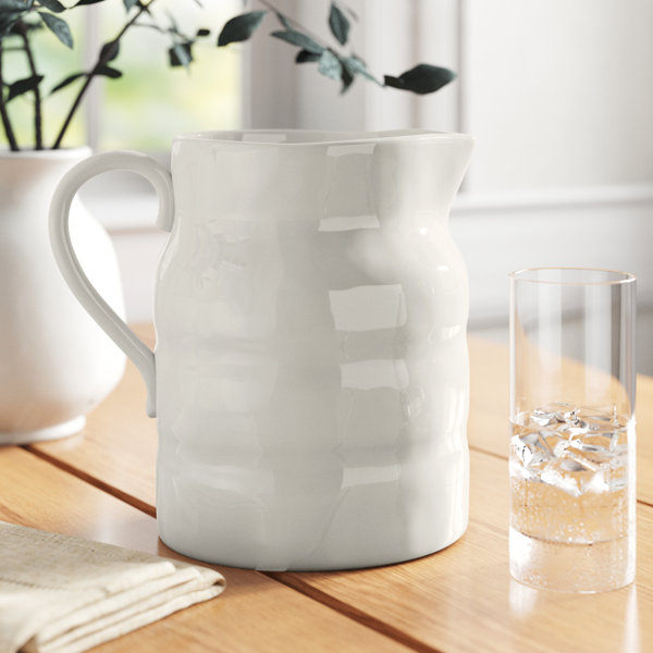 Birch Lane™ Adrielle Stoneware Vintage Reproduction Pitcher & Reviews ...