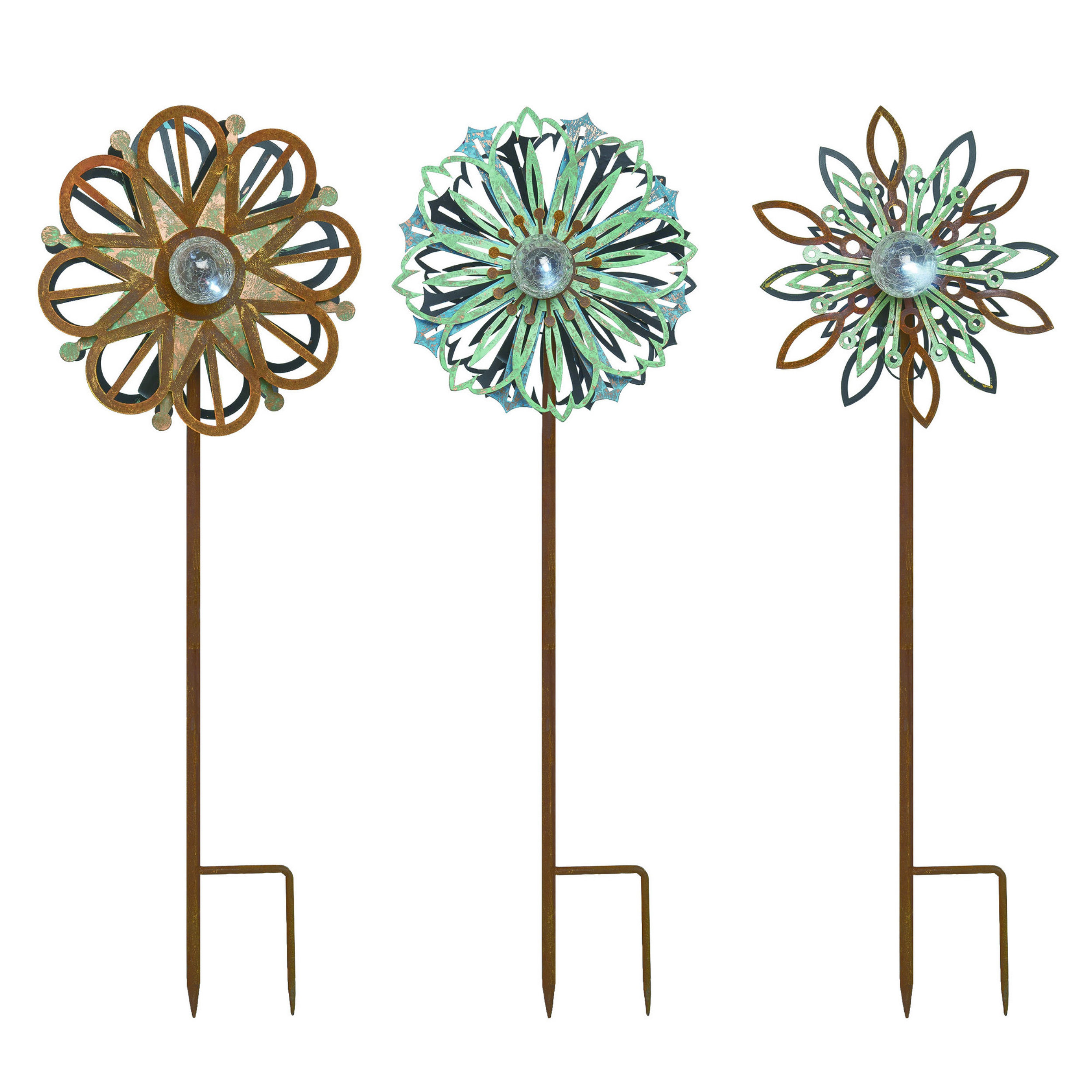 Dakota Fields Solar Kinetic Medallion Y/S Set of 3 KD Spring Home ...