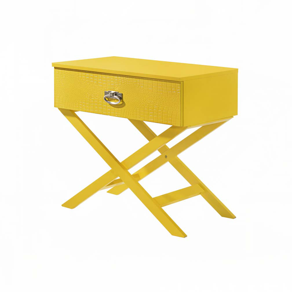 Ophelia & Co. Yellow Accent Nightstand | Wayfair