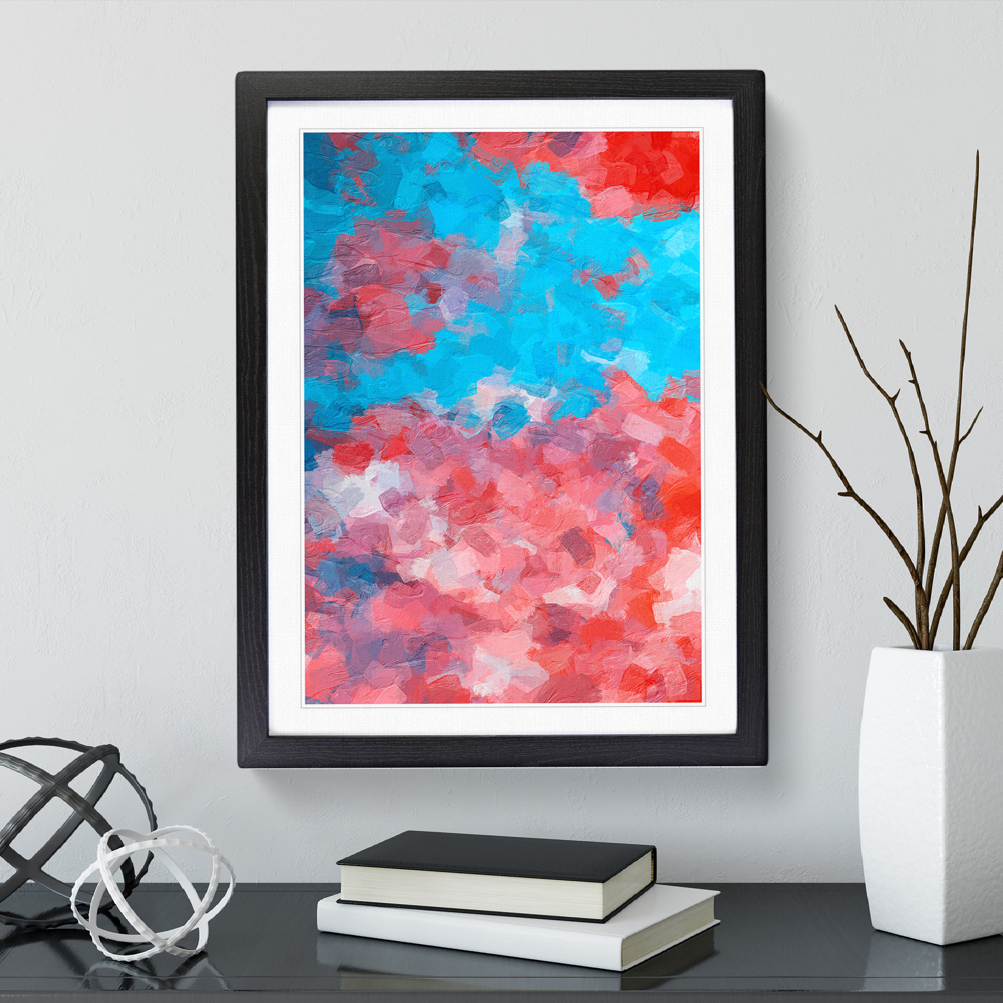 Metro Lane Leading the Beginning Abstract - Picture Frame Graphic Art ...