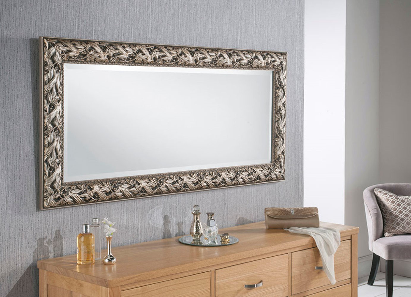 Mercer41 Solid Wood Rectangle Mirror & Reviews | Wayfair.co.uk