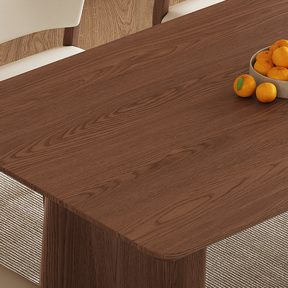 Sleek Surface Designs Ancient style solid wood table chair combination ...