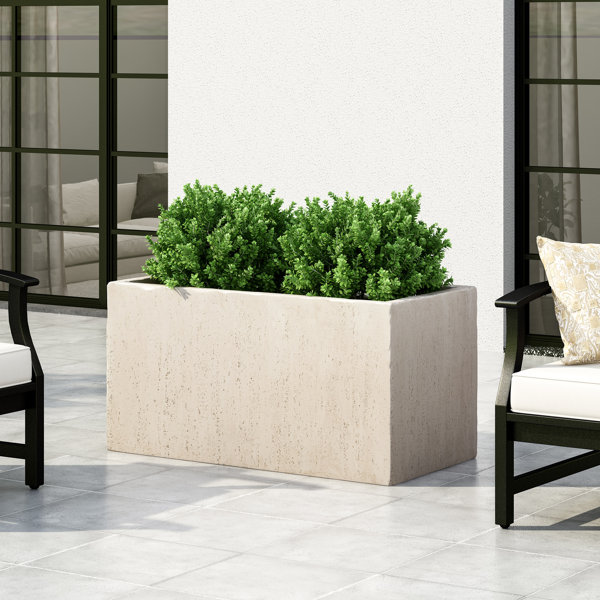 17 Stories Monterey Lightweight Concrete Planter Box & Reviews | Wayfair
