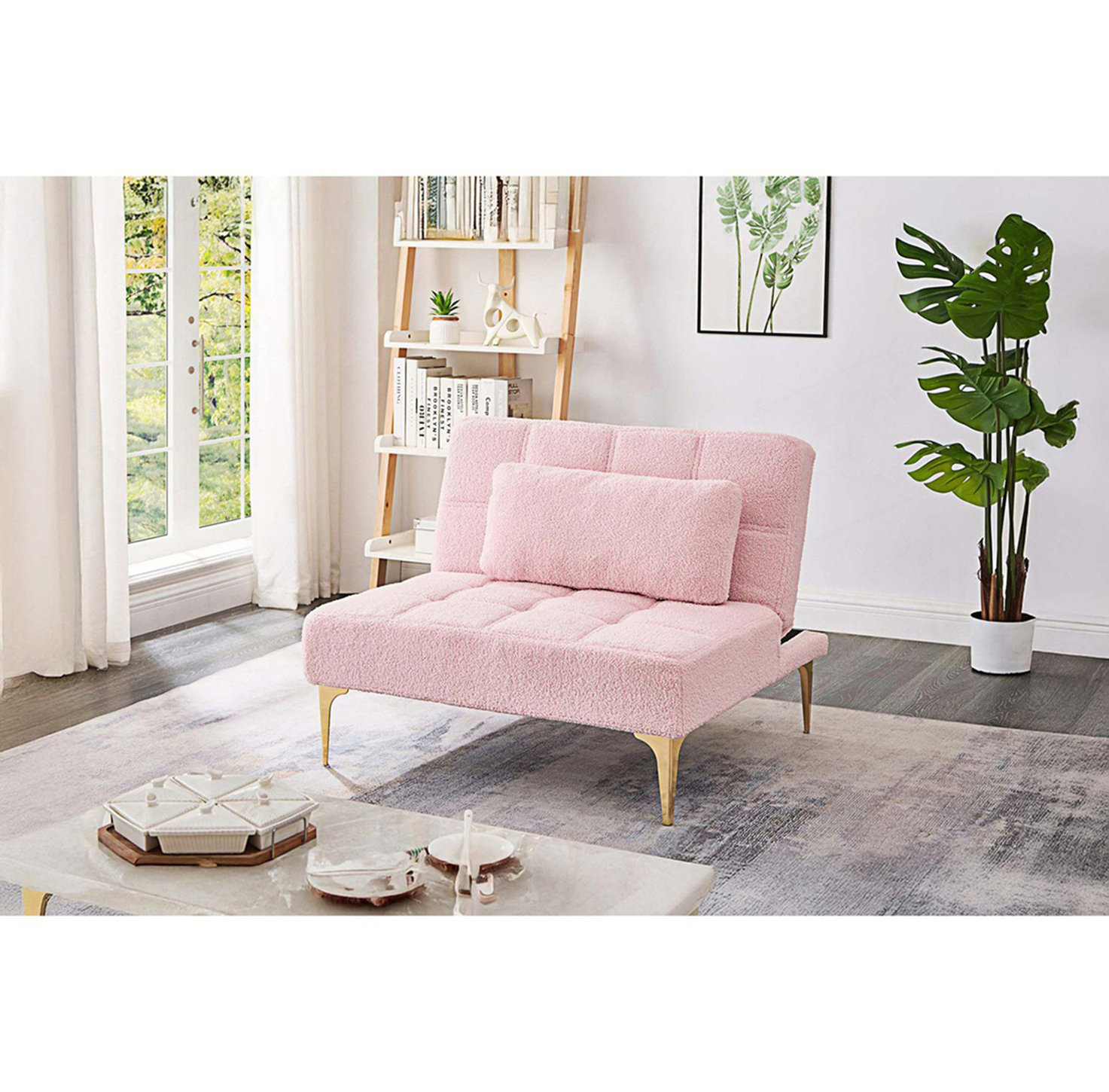 Mercer41 Convertible Single Sofa Bed - Wayfair Canada