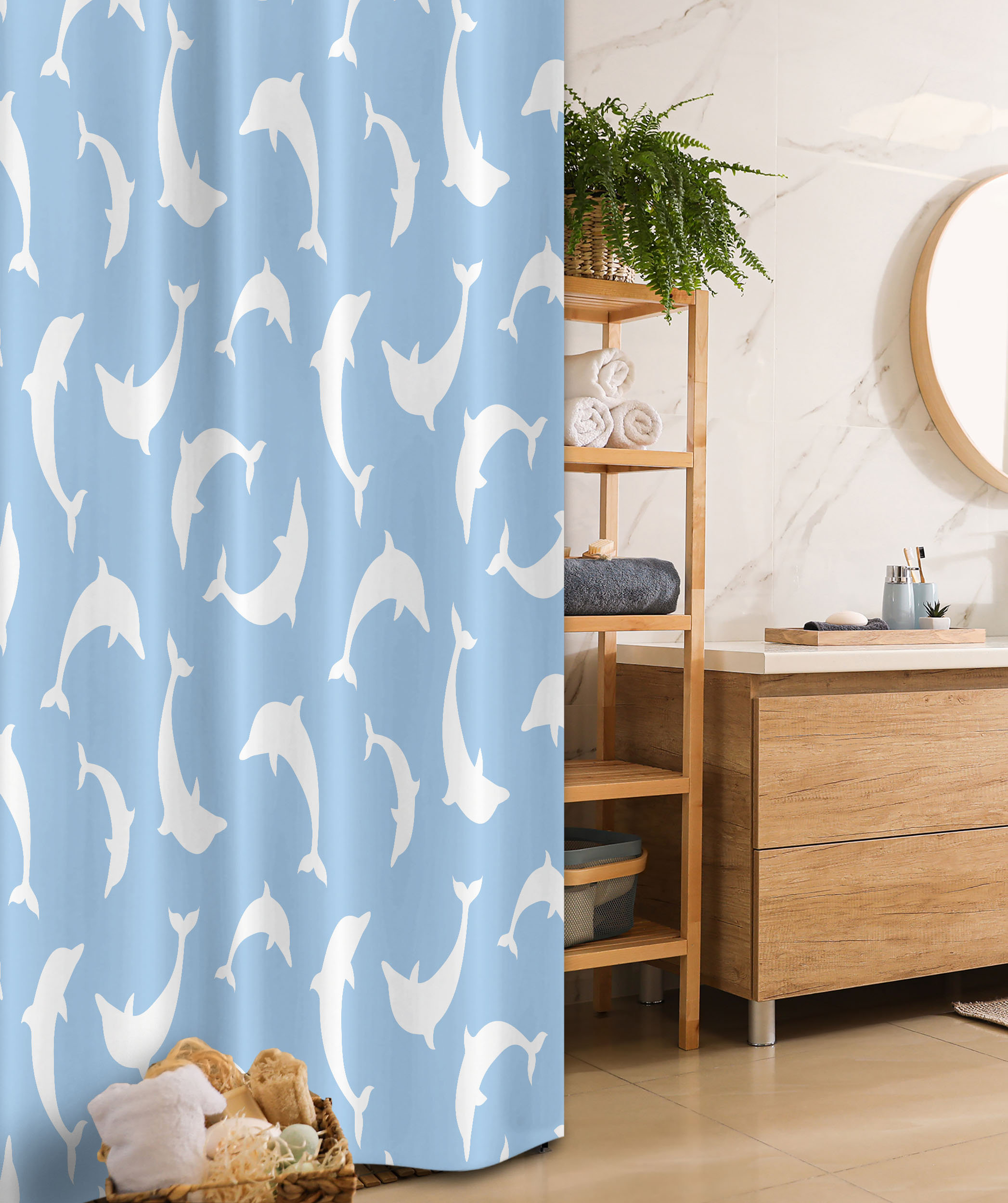 East Urban Home 11865_Ambesonne Stall Shower Curtain Pattern with ...