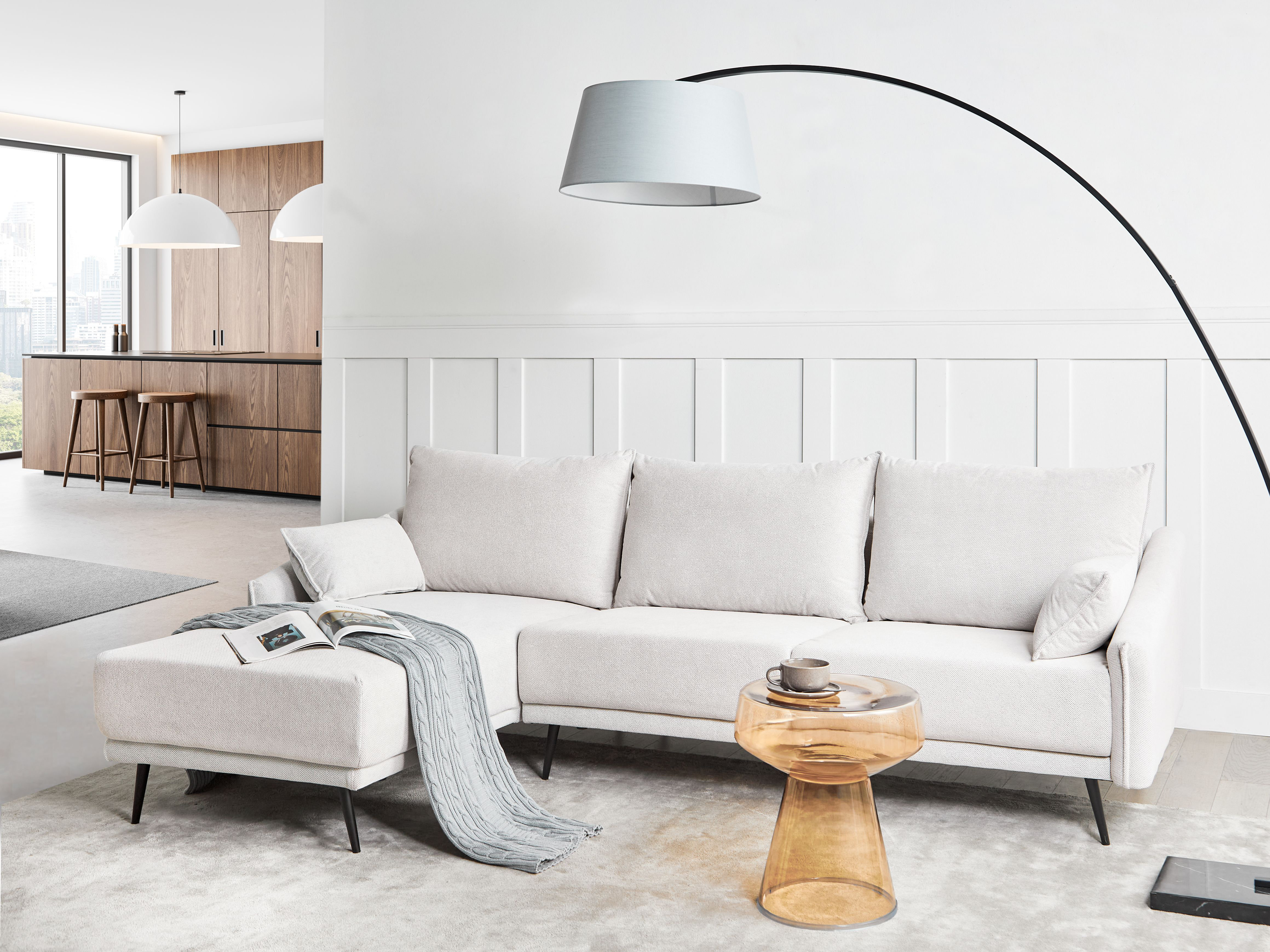 George Oliver VARDE Upholstered Sofa & Chaise | Wayfair.co.uk