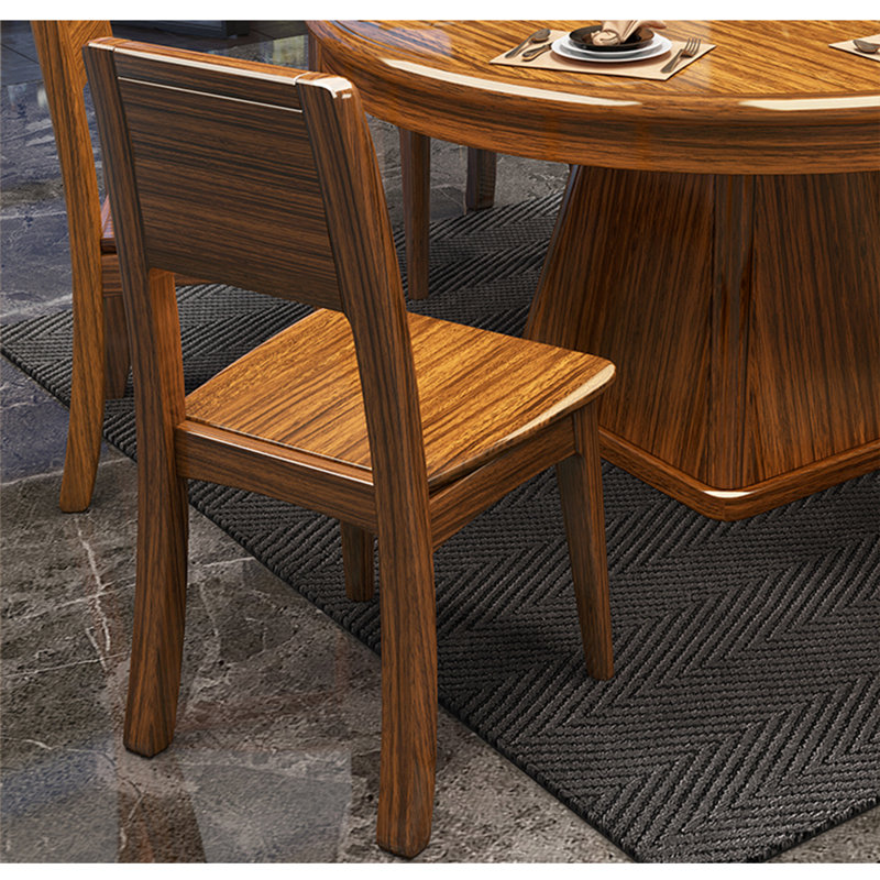 Waagy Modern Chinese style round dining table set | Wayfair